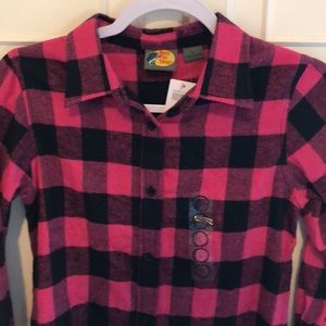 Bass Pro Shops | Shirts & Tops | Bass Pro Shops Pink Black Buffalo ...